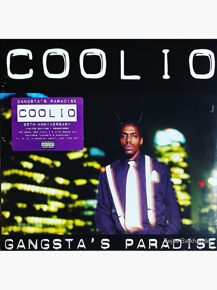 "Coolio album" Sticker for Sale by alexashibee121 | Redbubble