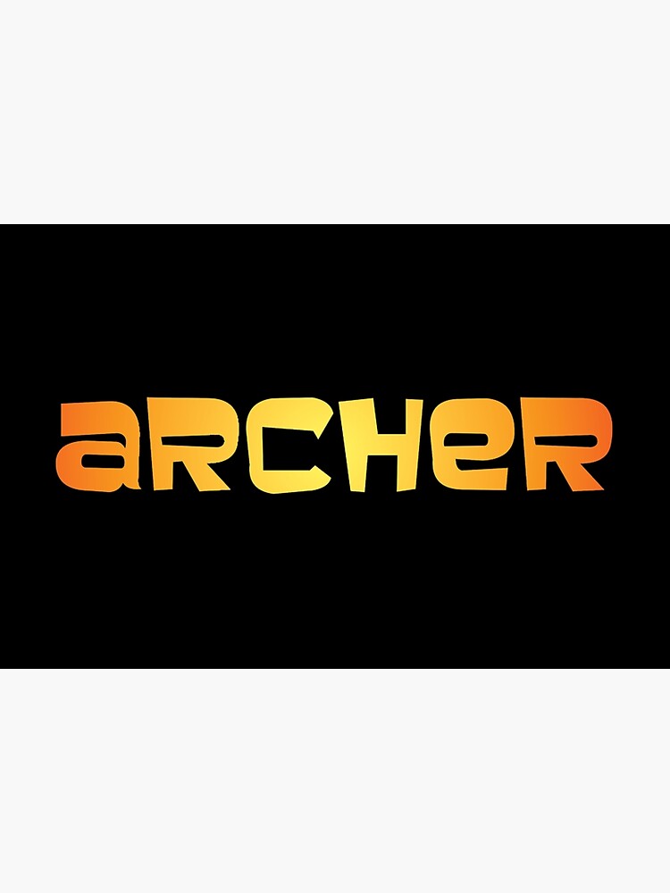 "Archer - American Sitcom Blazing Fire Logo" Art Print for Sale by ...