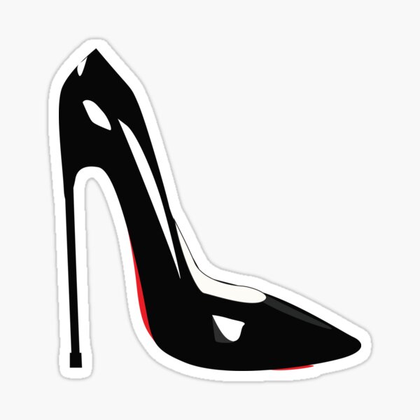 Red Bottom Heels Stickers | Redbubble