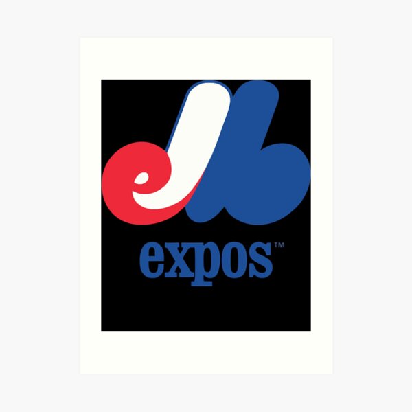"Montreal Expos' Logo " Art Print for Sale by BRITTANYALDER | Redbubble