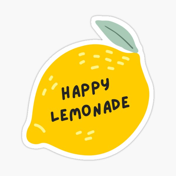 "happy lemonade shirt" Sticker for Sale by atirutbeam | Redbubble