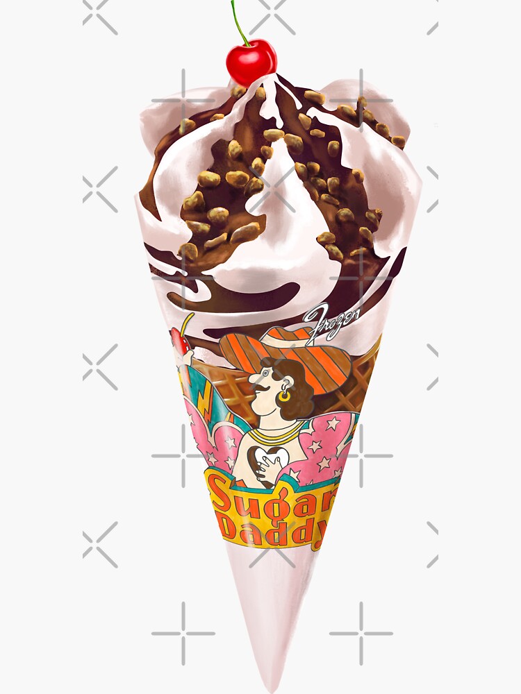 "Sugar Daddy" Sticker for Sale by greatindoors | Redbubble