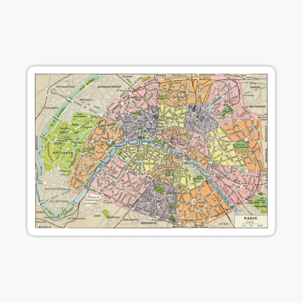 "Paris" Sticker for Sale by SpilloDesign | Redbubble