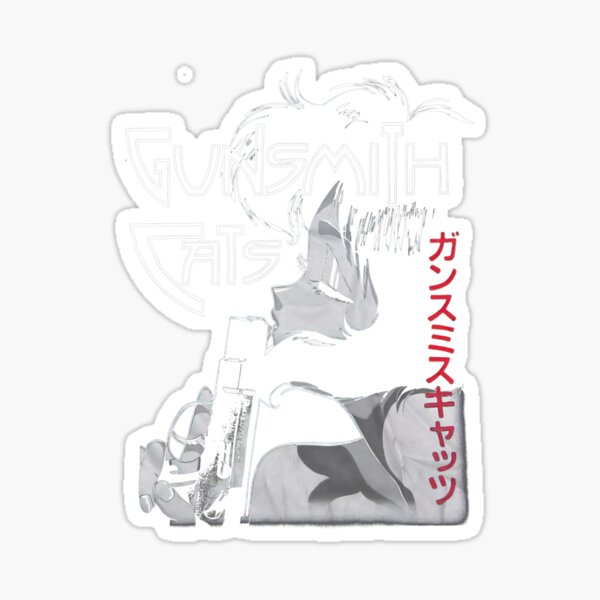 "Vintage Gunsmith Cats" Sticker for Sale by SagGason | Redbubble