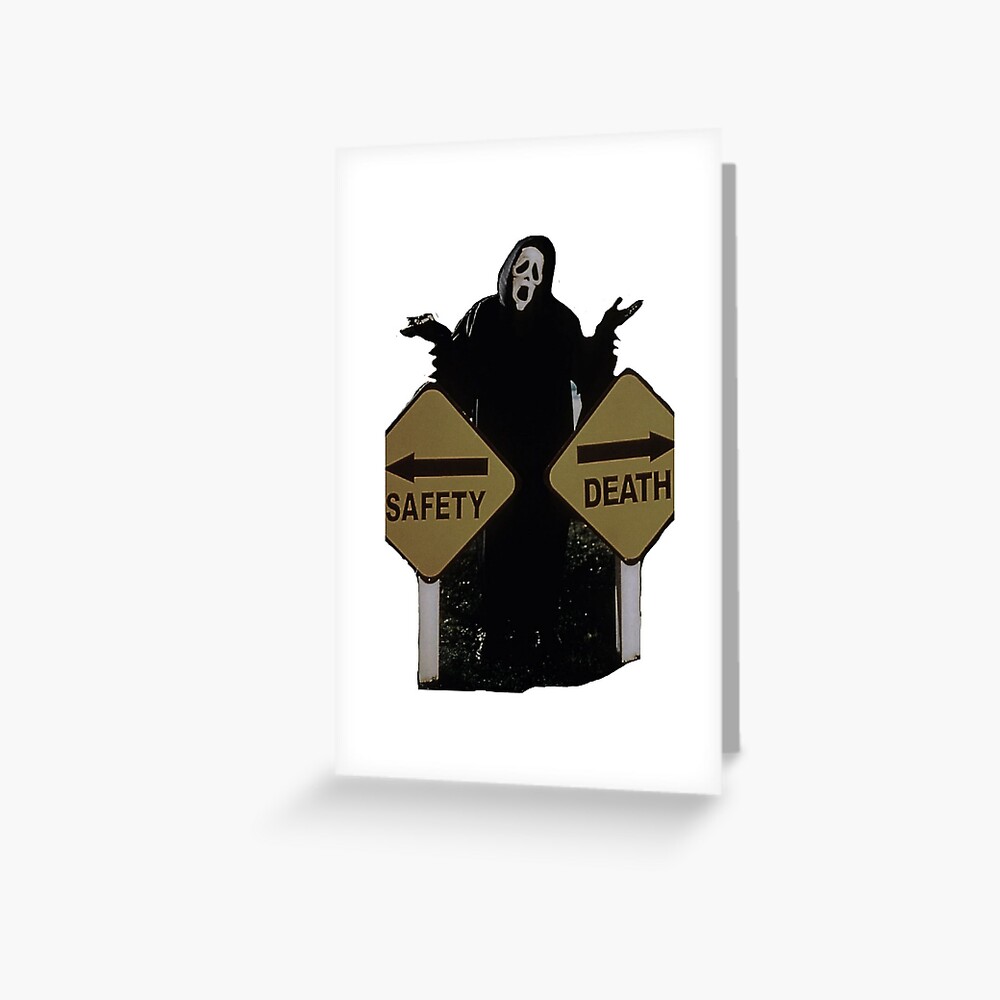 "scream meme" Greeting Card for Sale by Nanie-tea | Redbubble