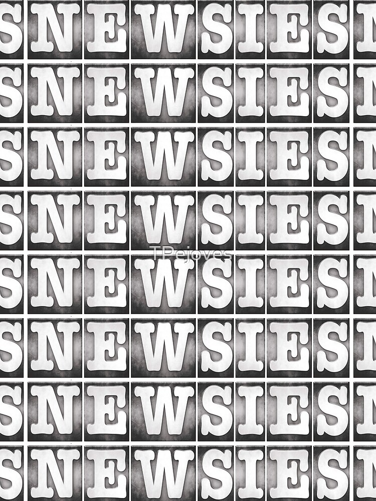 "Newsies Logo" T-shirt for Sale by TPejoves | Redbubble | newsies ...