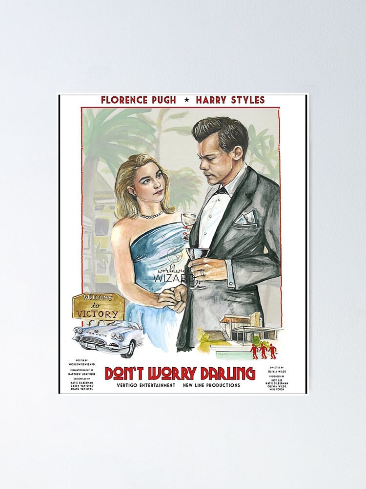 "Dont Worry Darling" Poster for Sale by MiettaNeri | Redbubble