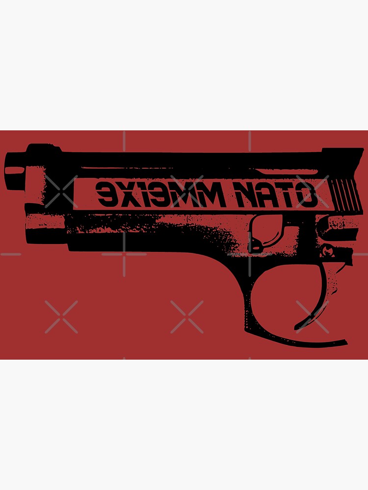 "Caliber 9x19 Semiautomatic Pistol 9mm M9 #2569" Sticker for Sale by ...