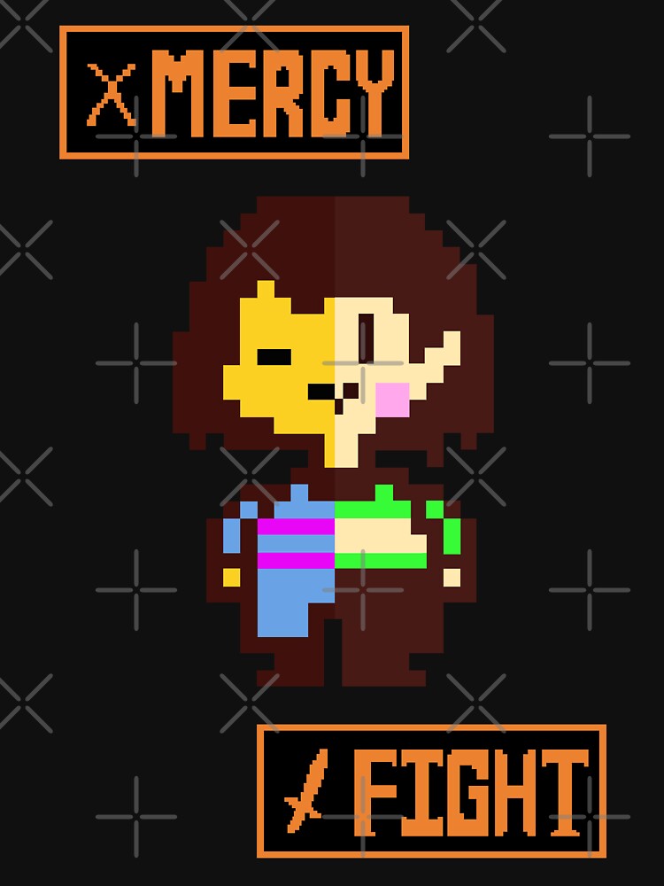 "Undertale / The Human (Frisk/Chara, Mercy/Fight)" Pullover Hoodie by ...