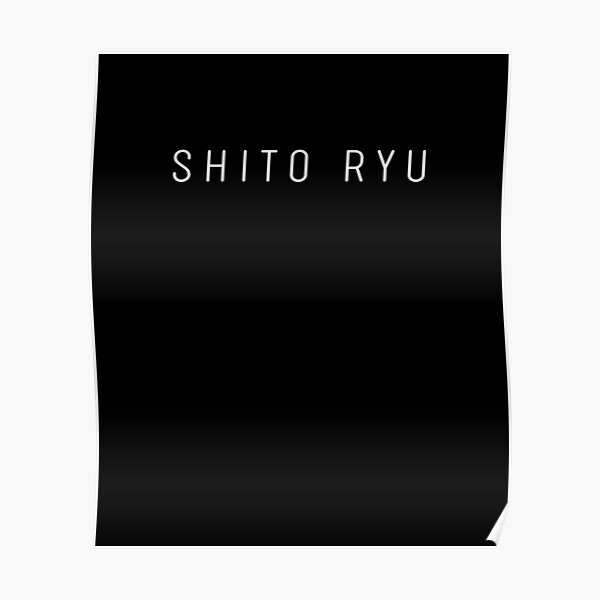 "Shito Ryu Classic Font Karate Instructor Design - Japanese Martial Art ...