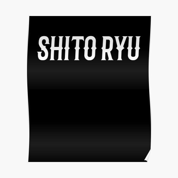 "Shito Ryu Classic Font Karate Instructor Design - Japanese Martial Art ...