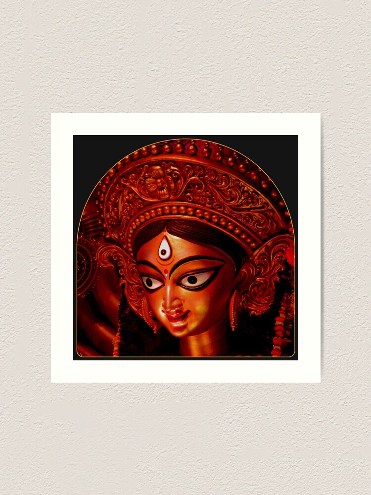 "Indian Goddess | Devi Shakti | Durga Maa | Third eye" Art Print for ...