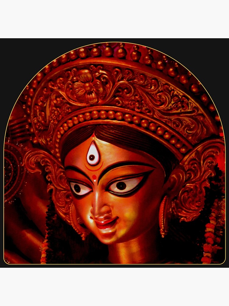 "Indian Goddess | Devi Shakti | Durga Maa | Third eye" Art Print for ...