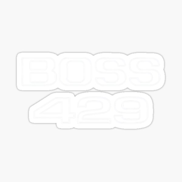 "Boss 429" Sticker for Sale by ipekcimamukos | Redbubble