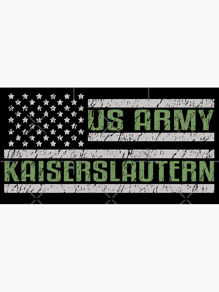 "USAG Kaiserslautern US Military Installation #2577" Sticker for Sale ...