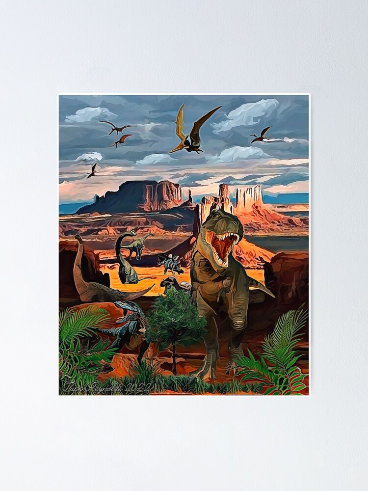 "Alpha Rex (Dino Series)" Poster for Sale by SwordofGod | Redbubble