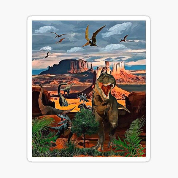 "Alpha Rex (Dino Series)" Sticker for Sale by SwordofGod | Redbubble