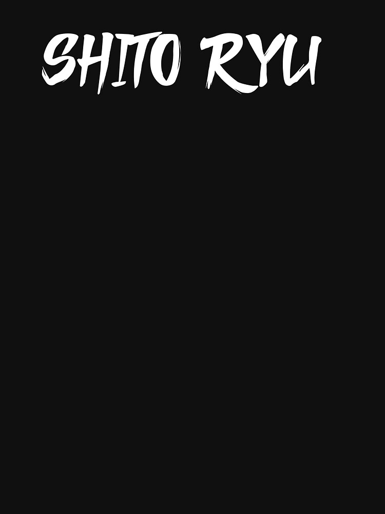 "Shito Ryu Calligraphy Karate Instructor Design - Japanese Martial Art ...