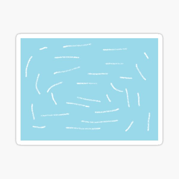 "light blue patch" Sticker for Sale by Ovahill | Redbubble