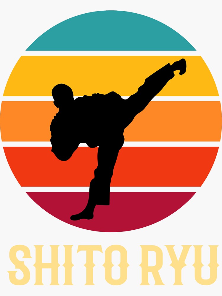 "Shito Ryu Retro Sunset! Funny Vintage Sunset Karate Instructor Design ...