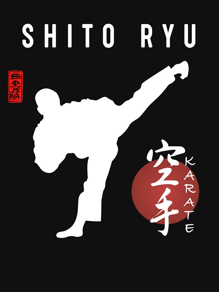 "Shito Ryu Calligraphy Karate Instructor Design - Japanese Martial Art ...