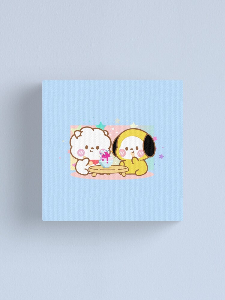 "JinMin - Cute BTS member BT21 character - Chimmy and RJ - Jin and ...