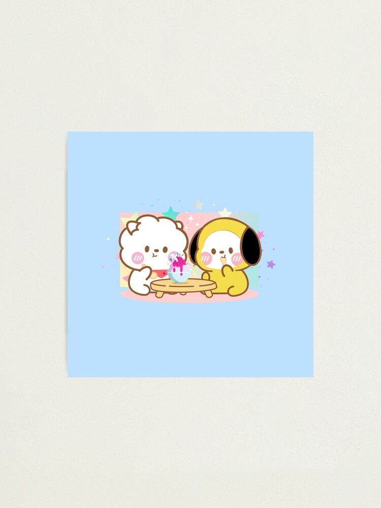 "JinMin - Cute BTS member BT21 character - Chimmy and RJ - Jin and ...