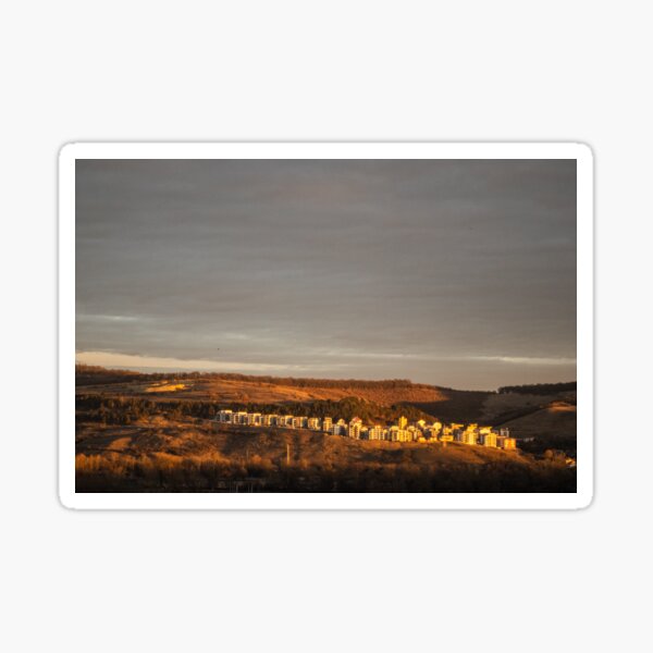 "Suburb sunrise " Sticker for Sale by davidd7 | Redbubble
