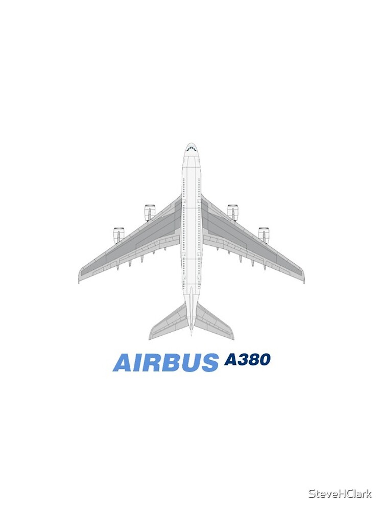 "Airbus A380 Top View" iPhone Case for Sale by SteveHClark | Redbubble