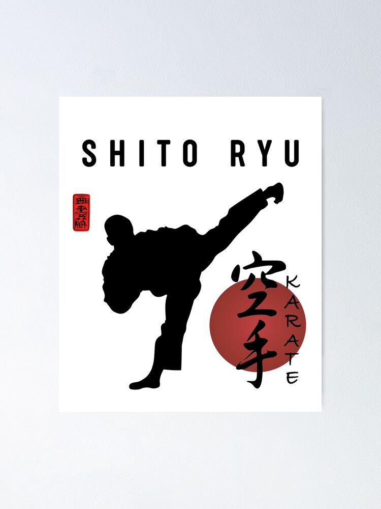 "Shito Ryu Calligraphy Karate Instructor Design - Japanese Martial Art ...