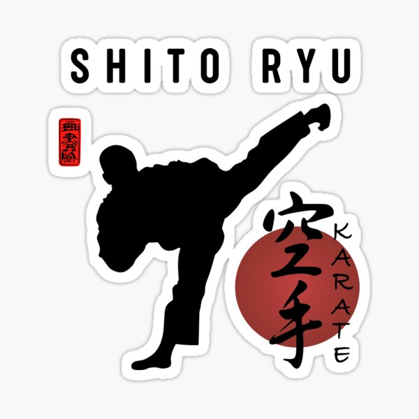 "Shito Ryu Calligraphy Karate Instructor Design - Japanese Martial Art ...