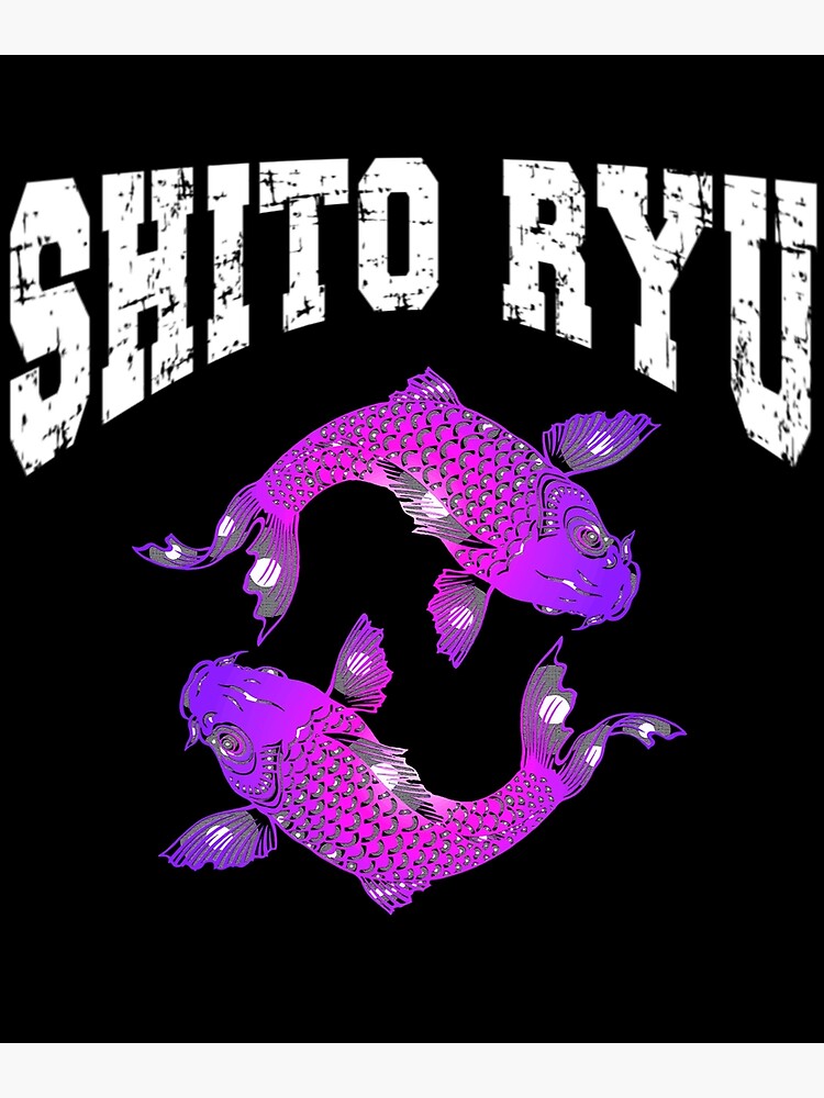"Shito Ryu Calligraphy Karate Instructor Design - Japanese Martial Art ...
