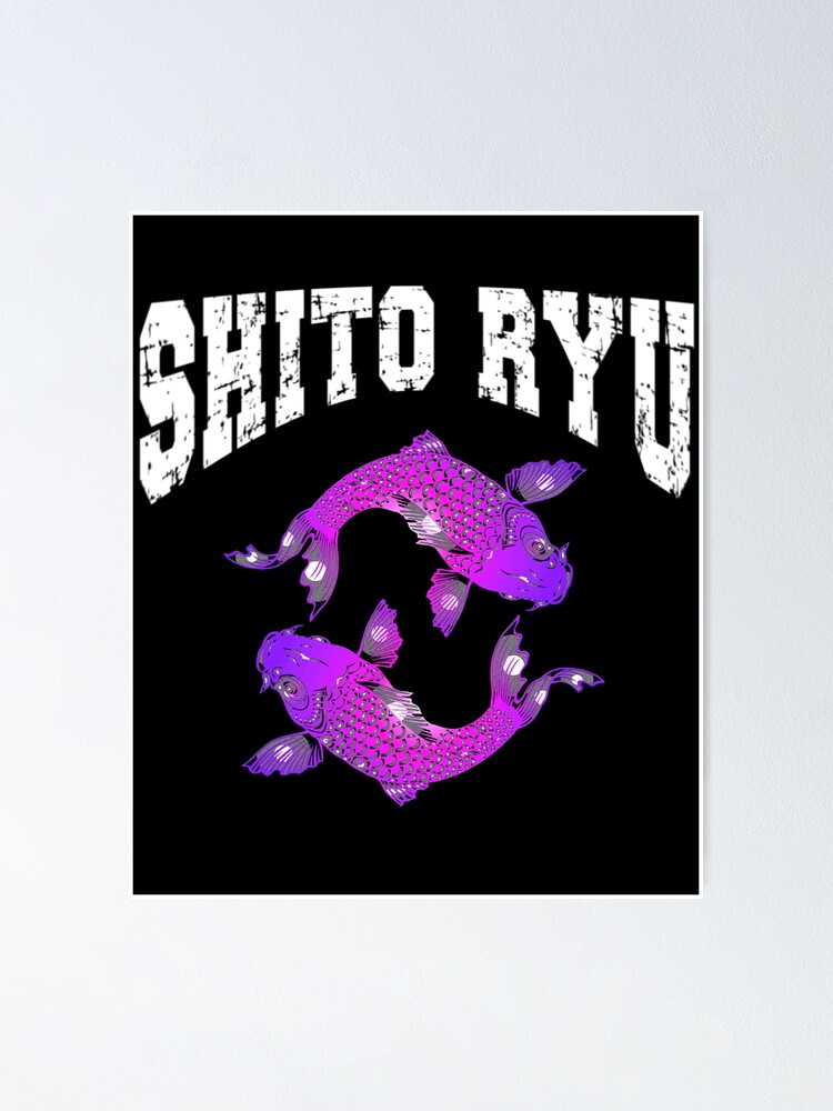"Shito Ryu Calligraphy Karate Instructor Design - Japanese Martial Art ...