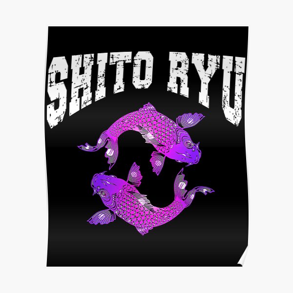 "Shito Ryu Calligraphy Karate Instructor Design - Japanese Martial Art ...