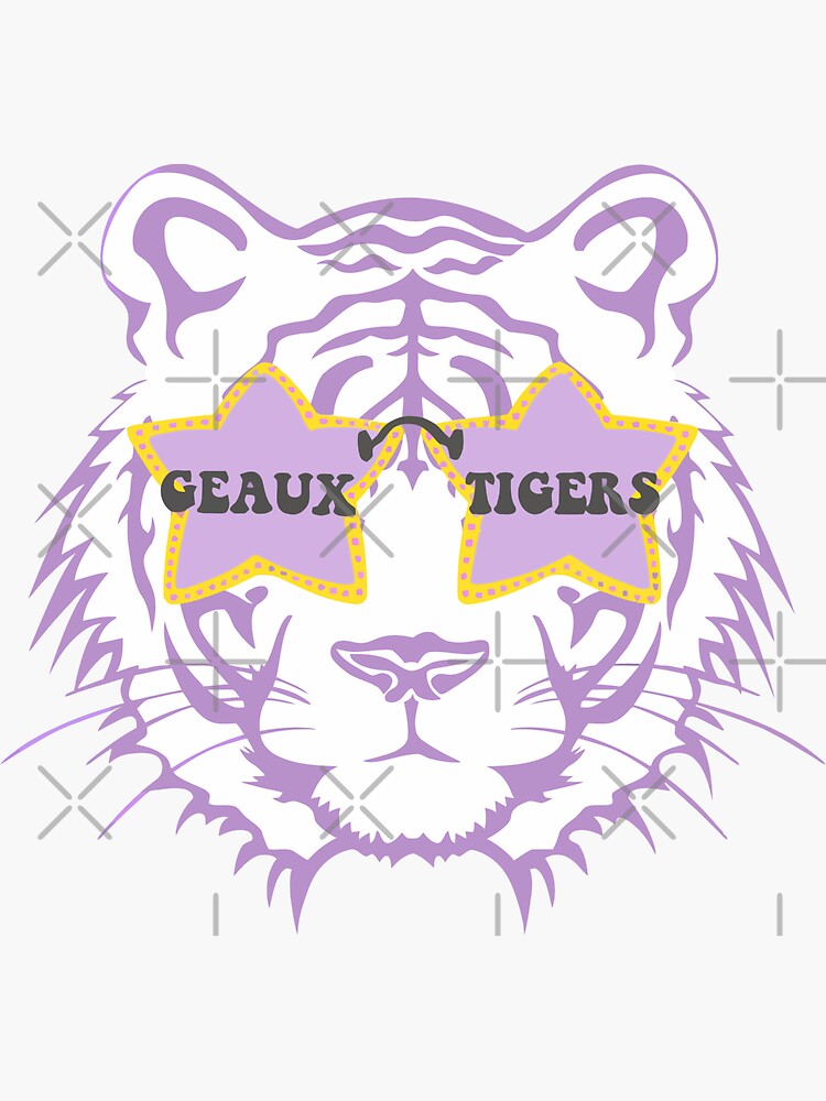"sttdb geaux tigers louisiana" Sticker for Sale by kati-art-store ...