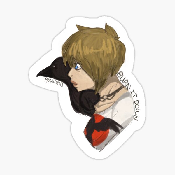 "Burn it Down - Life is Strange: Before the Storm" Sticker by ...