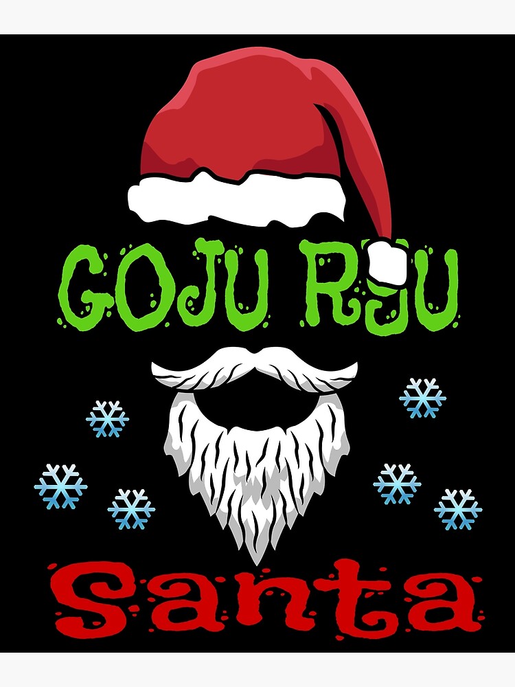 "Goju Ryu Santa! Funny Karate Karate Christmas Outfit Design. Japanese ...