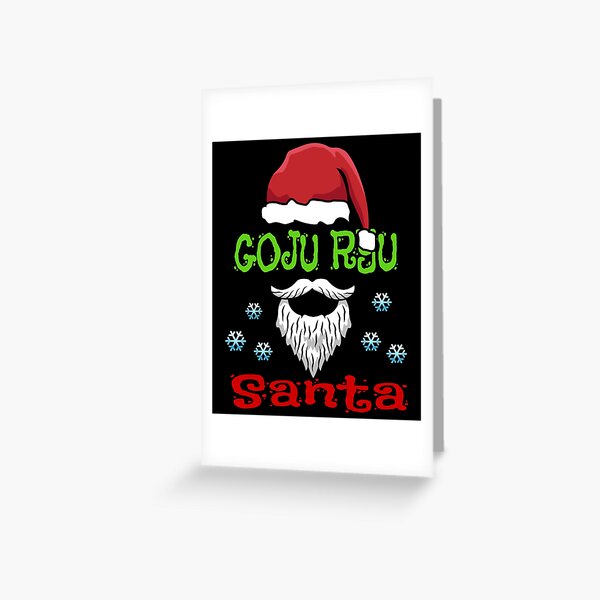 "Goju Ryu Santa! Funny Karate Karate Christmas Outfit Design. Japanese ...
