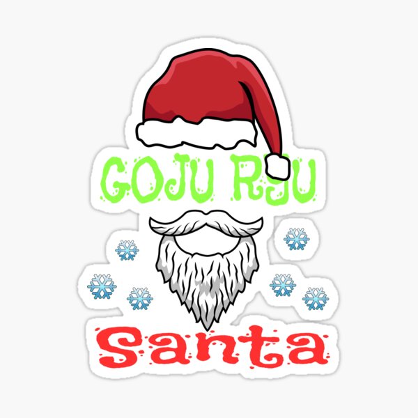 "Goju Ryu Santa! Funny Karate Karate Christmas Outfit Design. Japanese ...
