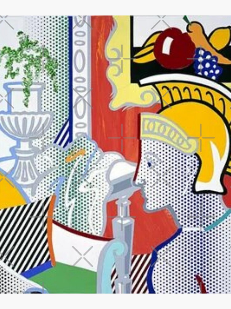 Famous Painting By Roy Lichtenstein Artist Premium Matte Vertical Poster