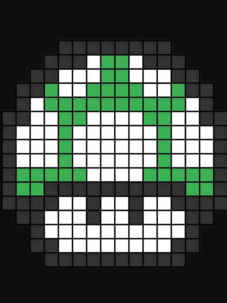 "8Bit - Green Mushroom 1Up Classic " T-shirt for Sale by fumikamukuru9 ...