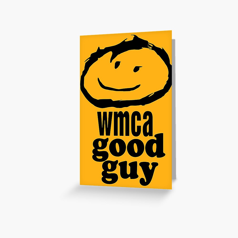 "WMCA Good Guy as worn by Mick Jagger 1964" Greeting Card for Sale by ...