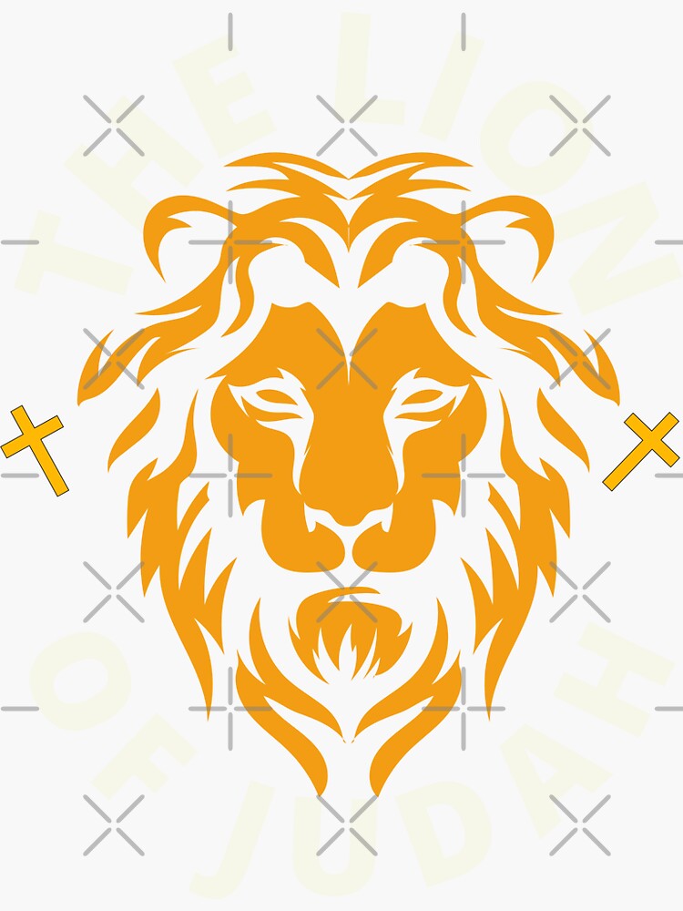 "The Lion of Judah Tribe" Sticker for Sale by ideamake | Redbubble