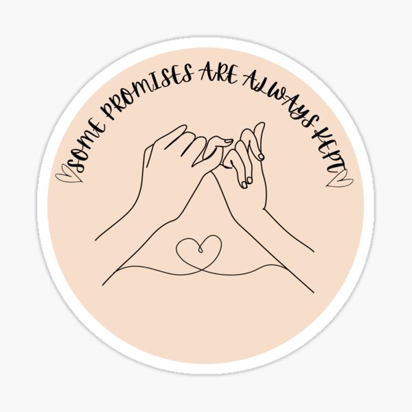 "Ky Promise" Sticker for Sale by DESIGNSOUTLET | Redbubble