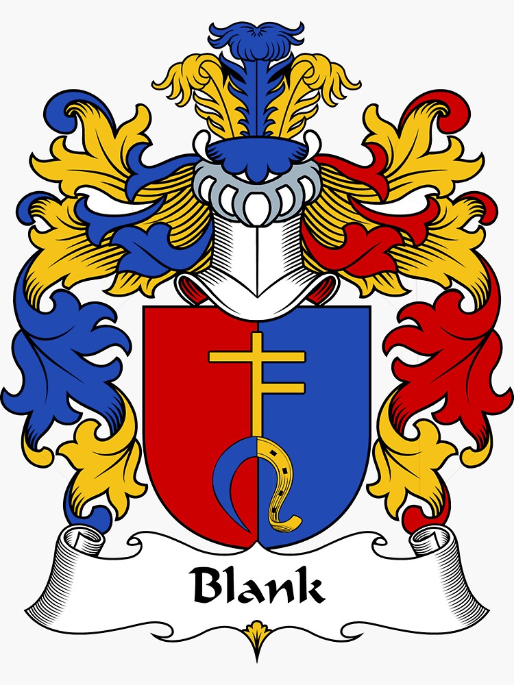 "Blank" Sticker for Sale by HaroldHeraldry | Redbubble