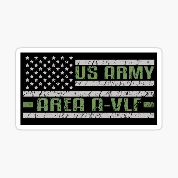 "Area A-VLF US Army Military Installation #2590" Sticker for Sale by ...