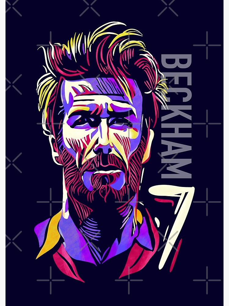 "David Beckham cartoon" Poster for Sale by IcalsaidArt | Redbubble