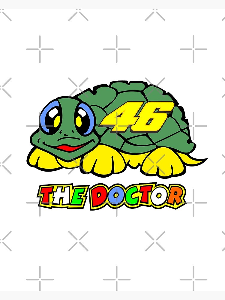 "Turtle Valentino rossi the doctor" Poster for Sale by Alishakiehn ...