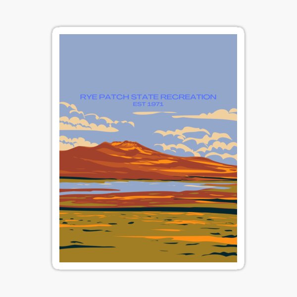 "Rye Patch Recration Park" Sticker for Sale by AWHoutdoors | Redbubble