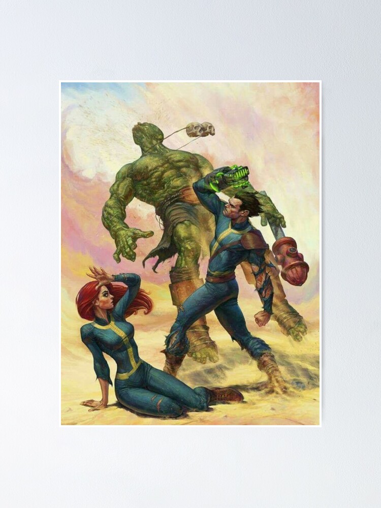 "Fallout super mutant behemoth" Poster for Sale by Pjbaratix | Redbubble